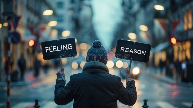 Rationalization Response Cognitive Dissonance Emotional Conflict Stock ...