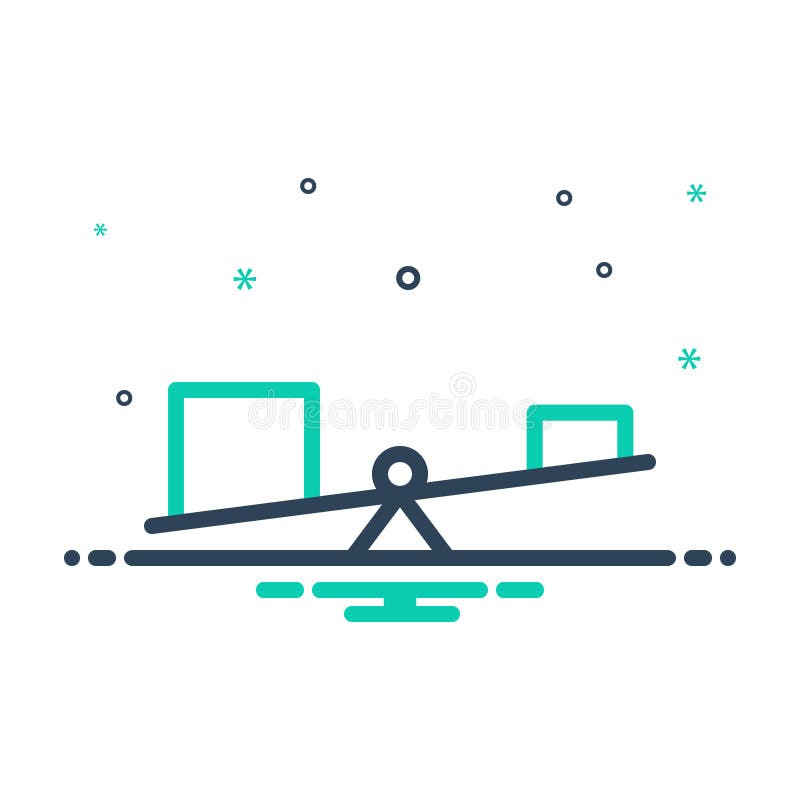 Mix Icon for Ratios, Proportion and Rate Stock Vector - Illustration of ...