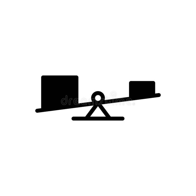 Black Solid Icon for Ratios, Proportion and Rate Stock Vector ...
