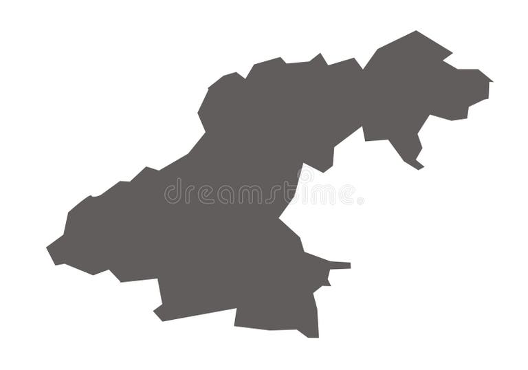 Ratlam District Map Highlighted on Madhya Pradesh State Map Stock ...