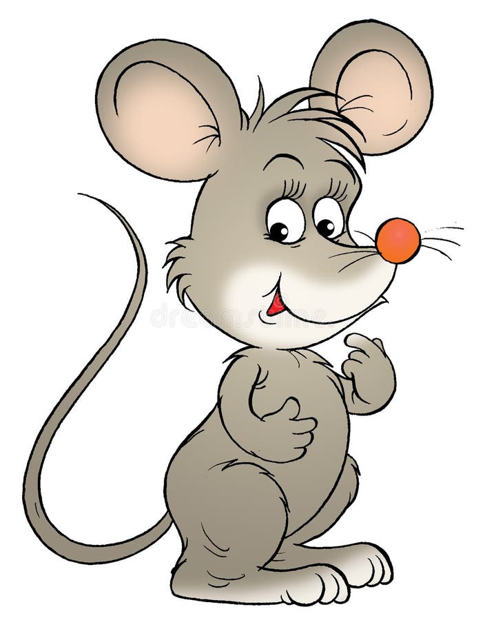 Rato Cinzento (clip-art Vetorial) Ilustração do Vetor - Ilustração de ...