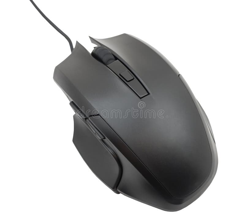Rato Do Computador Isolado No Branco Foto de Stock - Imagem de jogo ...