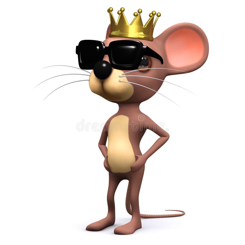 Rato do rei 3d ilustração stock. Ilustração de nave, sucesso - 41085187