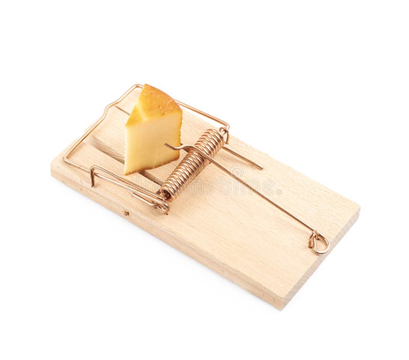 Ratonera de madera aislada imagen de archivo. Imagen de dispositivo ...