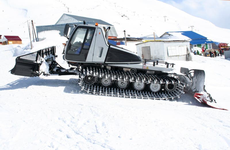 Ratrak in the Mountains of Caucasus Stock Image - Image of natural ...
