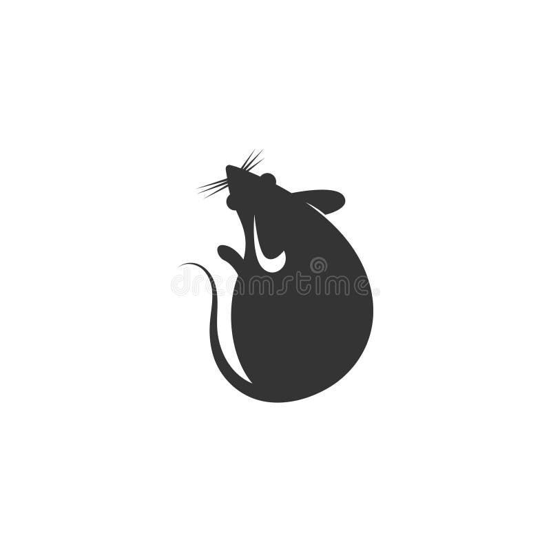 Rats Icon Logo Design Illustration Stock Illustration - Illustration of ...