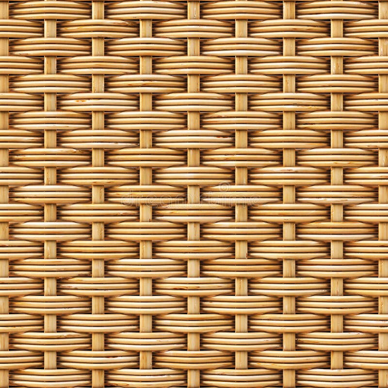 Seamless Texture of Wooden Rattan. Stock Illustration - Illustration of ...