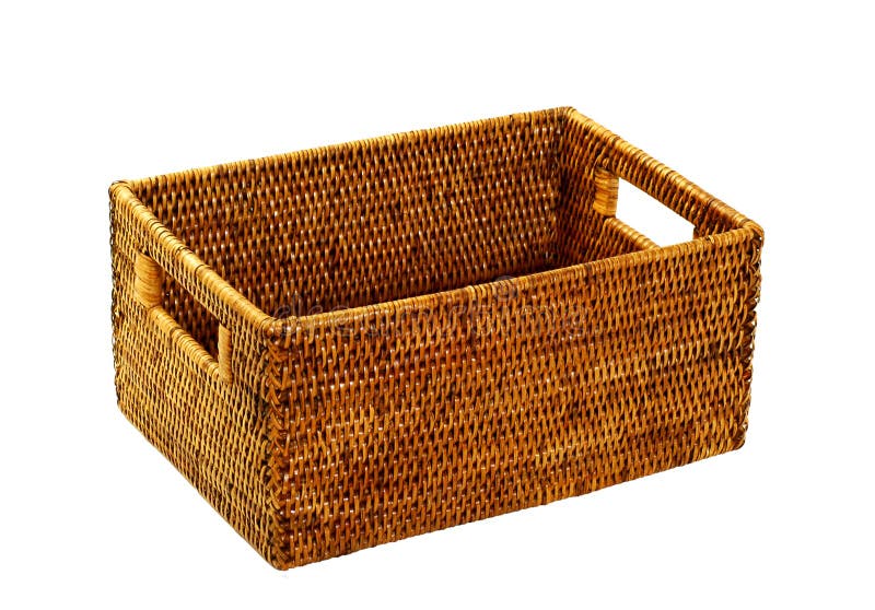 Rattan box stock photo. Image of burma, myanmar, isolated - 13545618