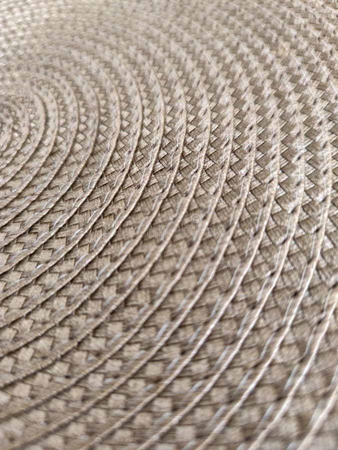 Rattan Forehead Background with Circular Pattern Stock Image - Image of ...