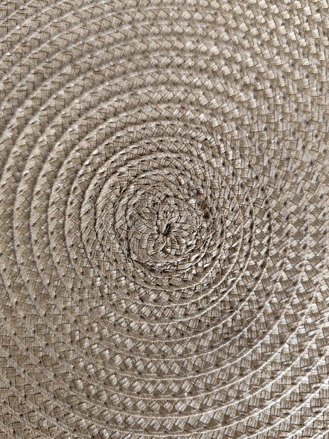 Rattan Forehead Background with Circular Pattern Stock Photo - Image of ...