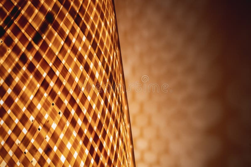 Rattan Lamp Texture. Close Up Stock Photo - Image of design, home ...