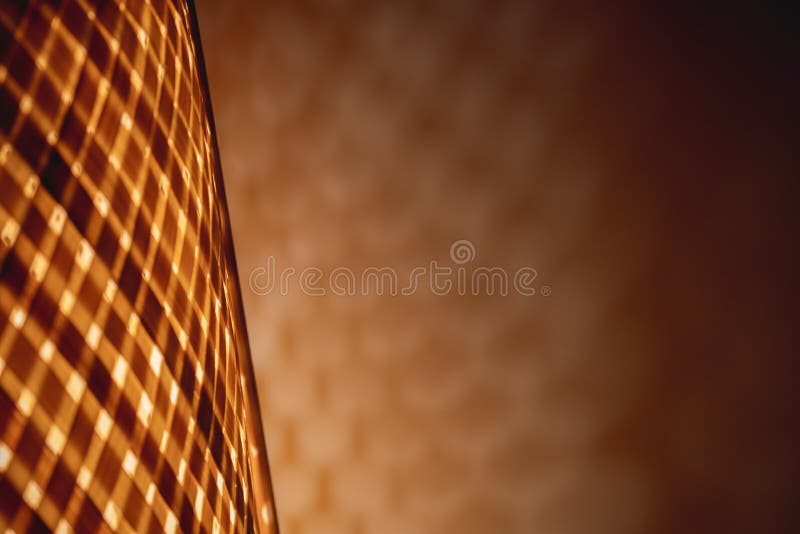 Rattan Lamp Texture. Close Up Stock Photo - Image of light, ceiling ...