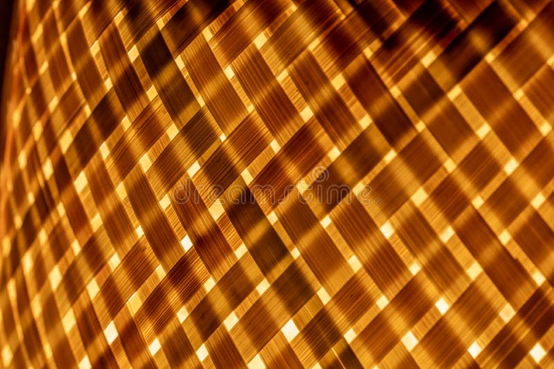 Rattan Lamp Texture. Close Up Stock Photo - Image of bright, indoor ...