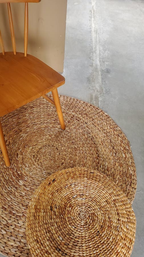Rattan Texture on Carpet and Bench Stock Photo - Image of bench ...
