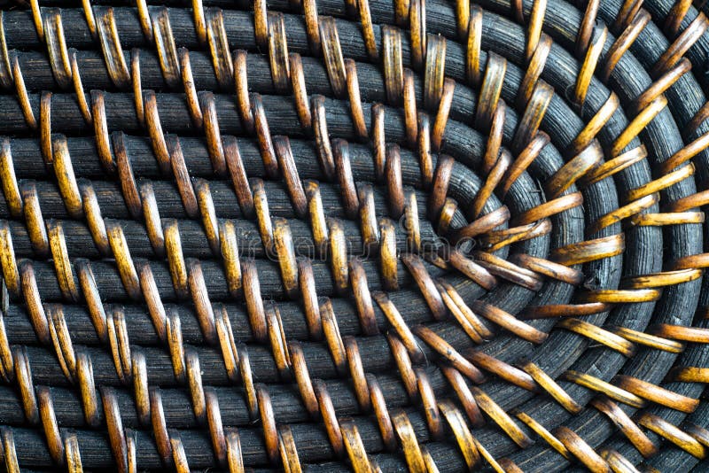 Rattan Wicker Texture with Handmade Brown Texture Background, Natural ...