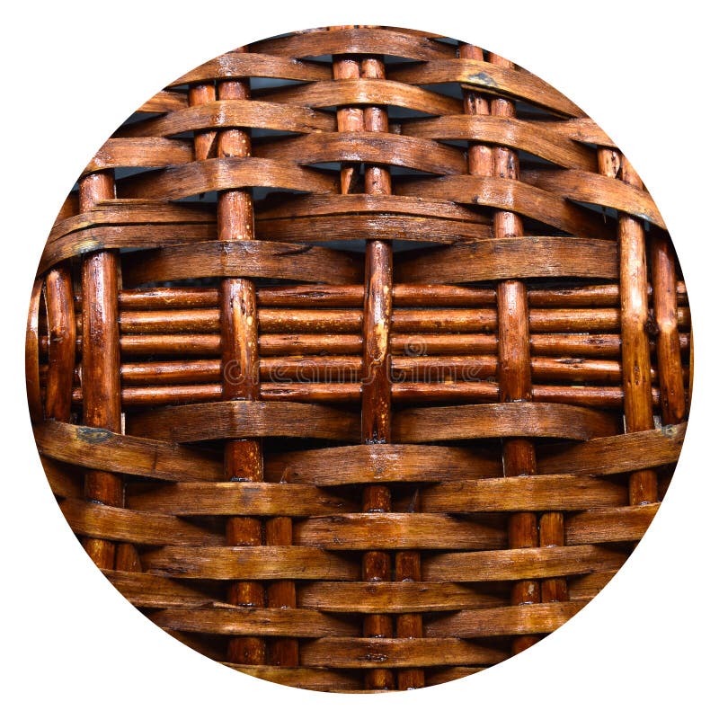 Rattan Wicker Texture with Handmade Traditional and Dry Branches ...
