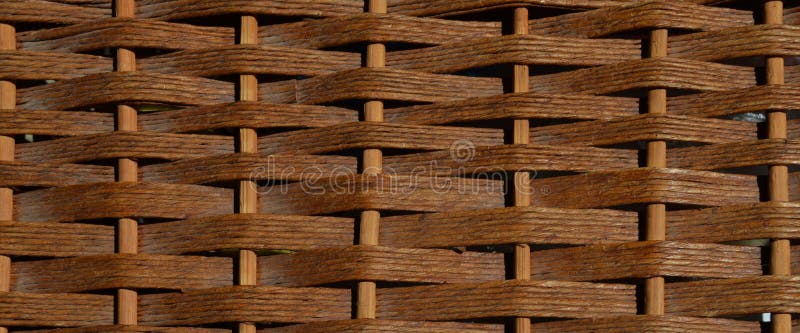 Rattan Wicker Texture with Handmade Traditional and Dry Branches ...