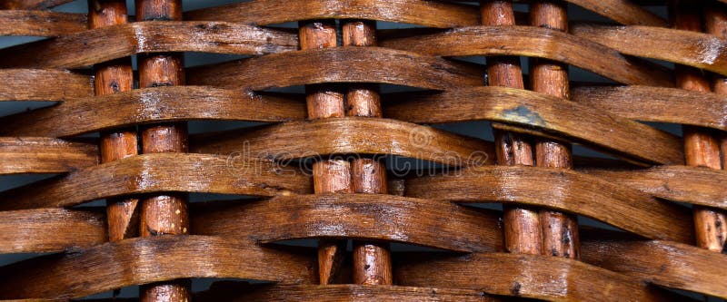 Rattan Wicker Texture with Handmade Traditional and Dry Branches ...