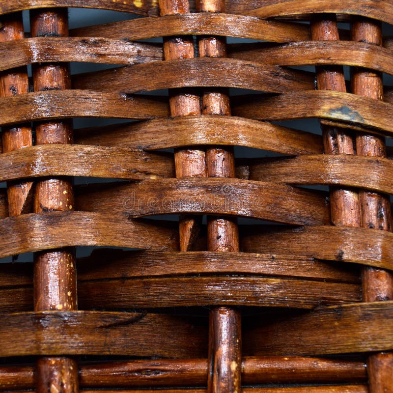 Rattan Wicker Texture with Handmade Traditional and Dry Branches ...
