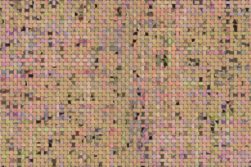 Rattan Woven Mat Pattern, Background or Texture for Design. Stock Photo ...