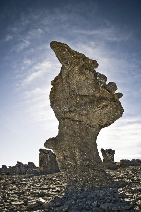 Rauk imagen de archivo. Imagen de suecia, cielo, azul - 4425447