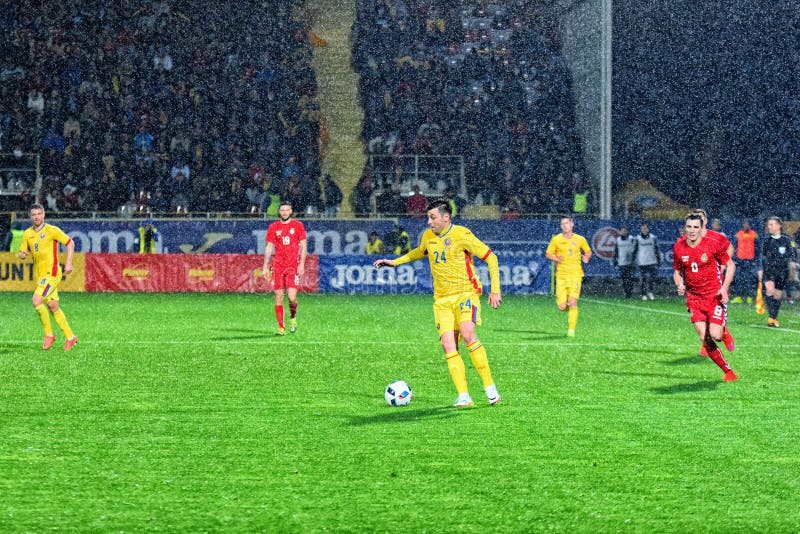 Raul Rusescu (Romania) Playing the Ball Editorial Photo - Image of ...