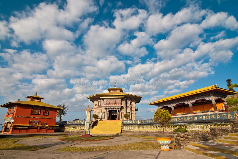 Ravangla Buddhist Monastery Stock Photo - Image of indian, architecture ...
