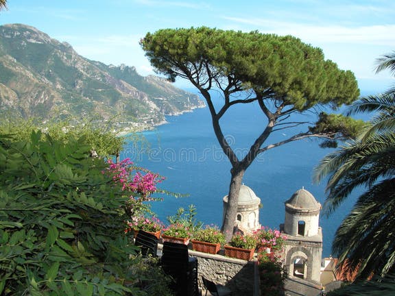 Ravello Villa stock photo. Image of paradise, holiday, europe - 393384