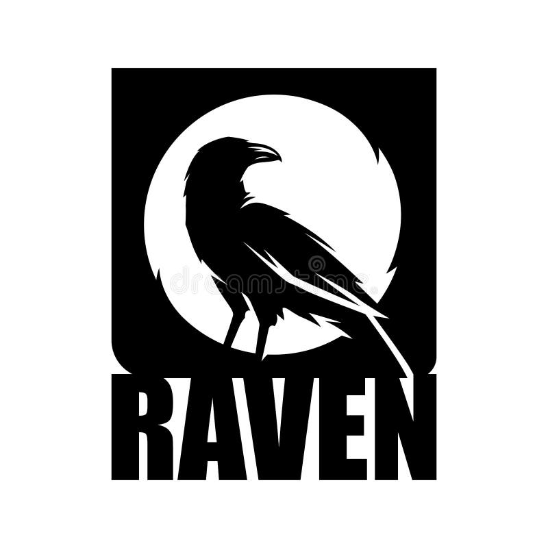 Moon Raven Logo Stock Illustrations – 121 Moon Raven Logo Stock ...