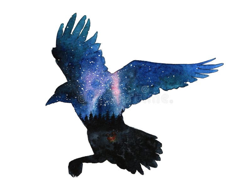 Constellation Raven Stock Illustrations – 35 Constellation Raven Stock ...
