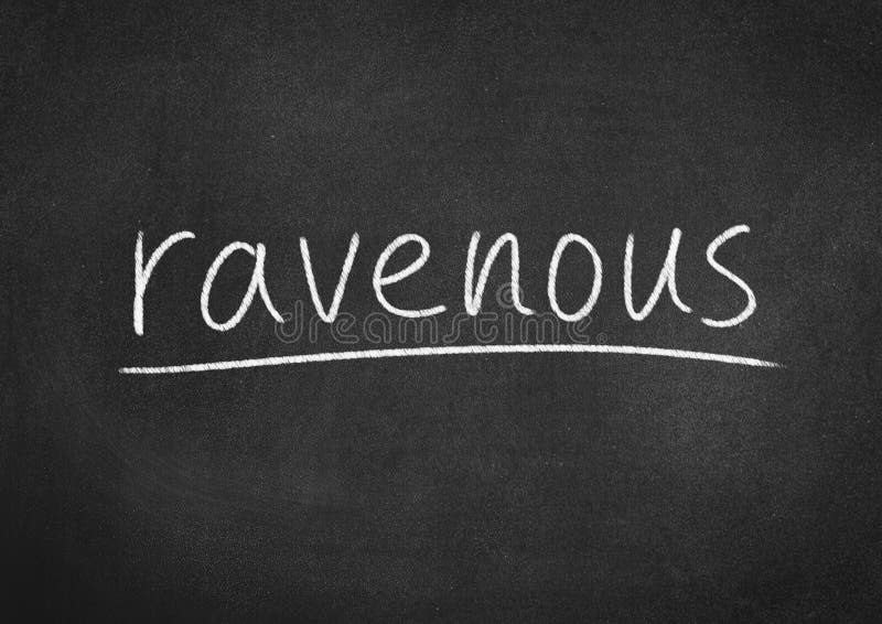 Ravenous stock photo. Image of chalk, ravenous, blackboard - 164348662