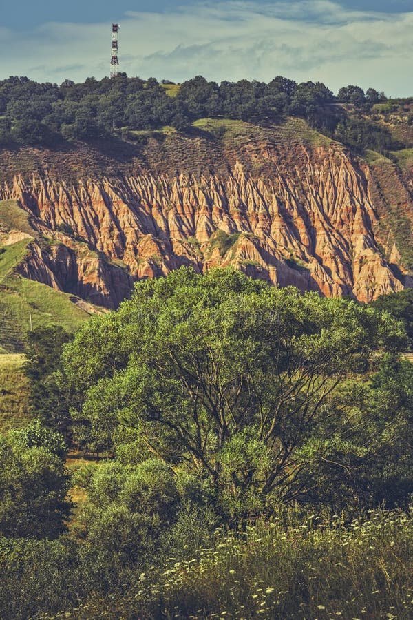 Ravin Rouge - Rapa Rosie - Roumanie, Alba Iulia Image stock - Image du ...
