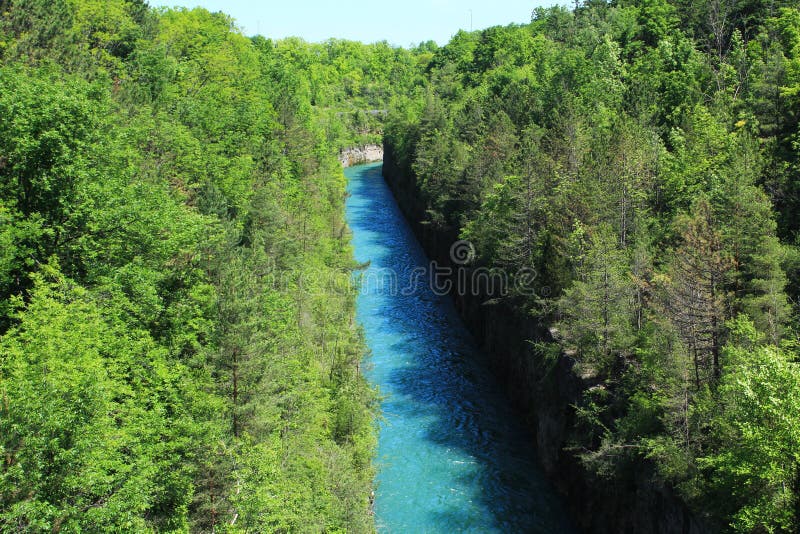 Ravine stock image. Image of blue, summer, spring, ravine - 37628005