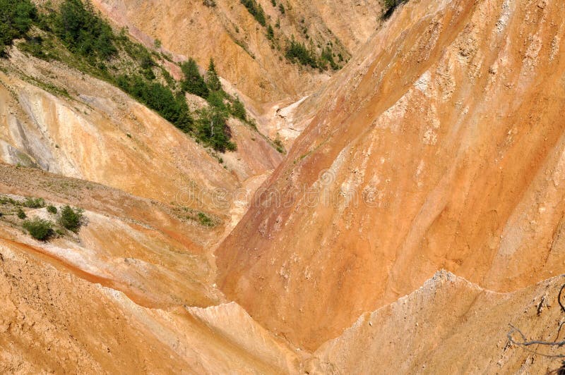Ravine, erosion landscape stock image. Image of landscape - 59923041