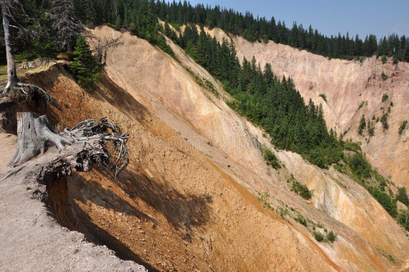 Ravine, pit stock image. Image of land, nature, geology - 59922815