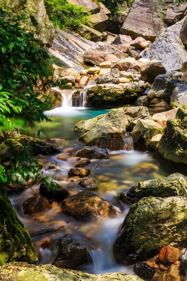 Ravine stream and pool stock image. Image of pond, lover - 32829017