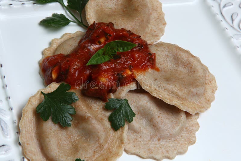 Ravioli stock image. Image of plate, souce, meal, food - 15542559