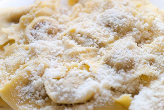 Ravioli with greek cheese stock image. Image of greek - 18299441