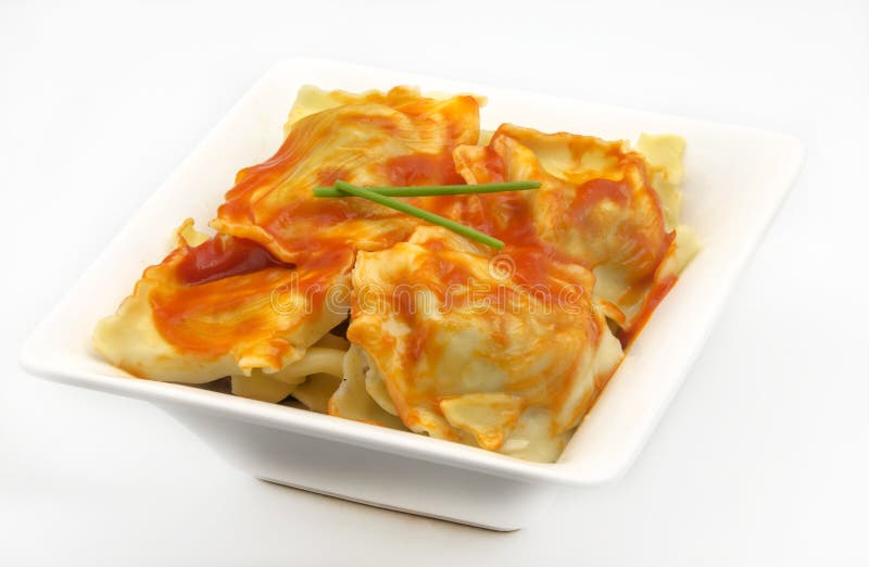 Ravioli stuffed with meat stock photo. Image of carbonara - 47036860