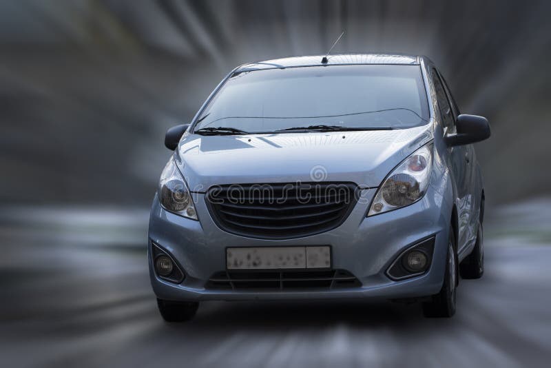 Ravon R2 small car. stock photo. Image of motion, travel - 174936670