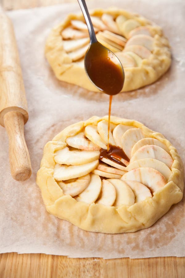 Raw apple pies stock image. Image of dessert, ingredient - 21323803