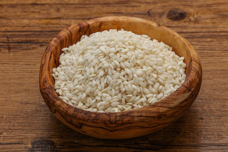 Raw Arborio Rice for Risotto Stock Image - Image of italian, chinese ...