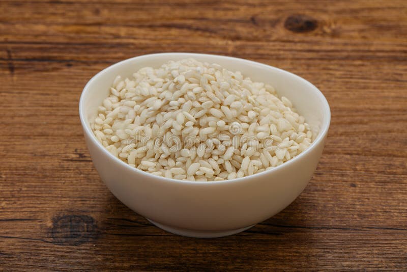 Raw Arborio Rice for Risotto Stock Photo - Image of italian, macro ...