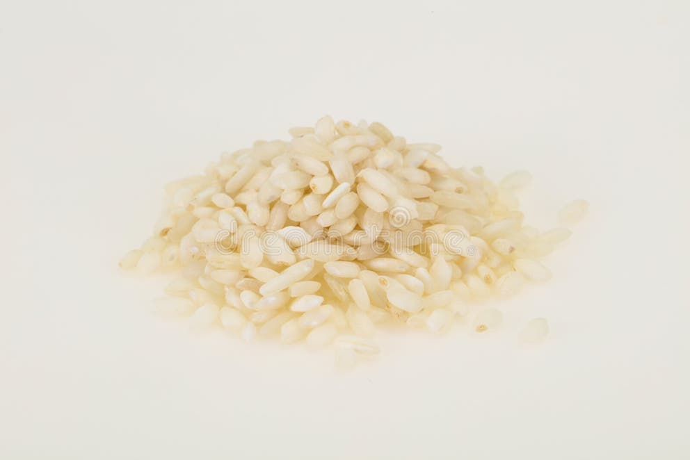 Raw Arborio Rice for Risotto Stock Image - Image of italian, diet ...