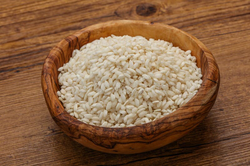 Raw Arborio Rice for Risotto Stock Image - Image of food, risotto ...