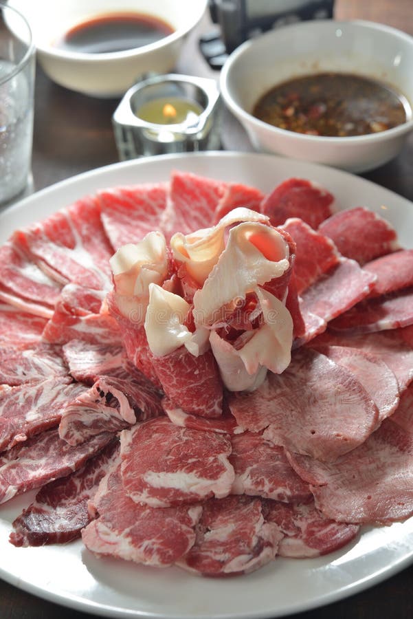 Raw assorted Beef roll stock photo. Image of mutton, paste - 89293162