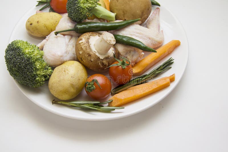 Raw barbeque ingredients stock photo. Image of cooking - 56776520