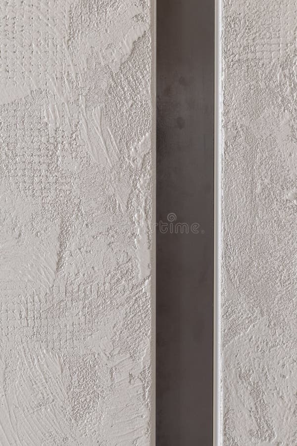 Raw or Bare Concrete Wall, Shot with Panel Seam Lines Perpendicular To ...