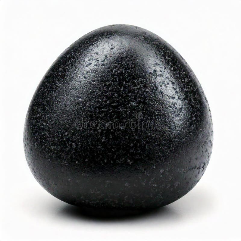 Beautiful Basalt Natural Stone on White Background Stock Illustration ...