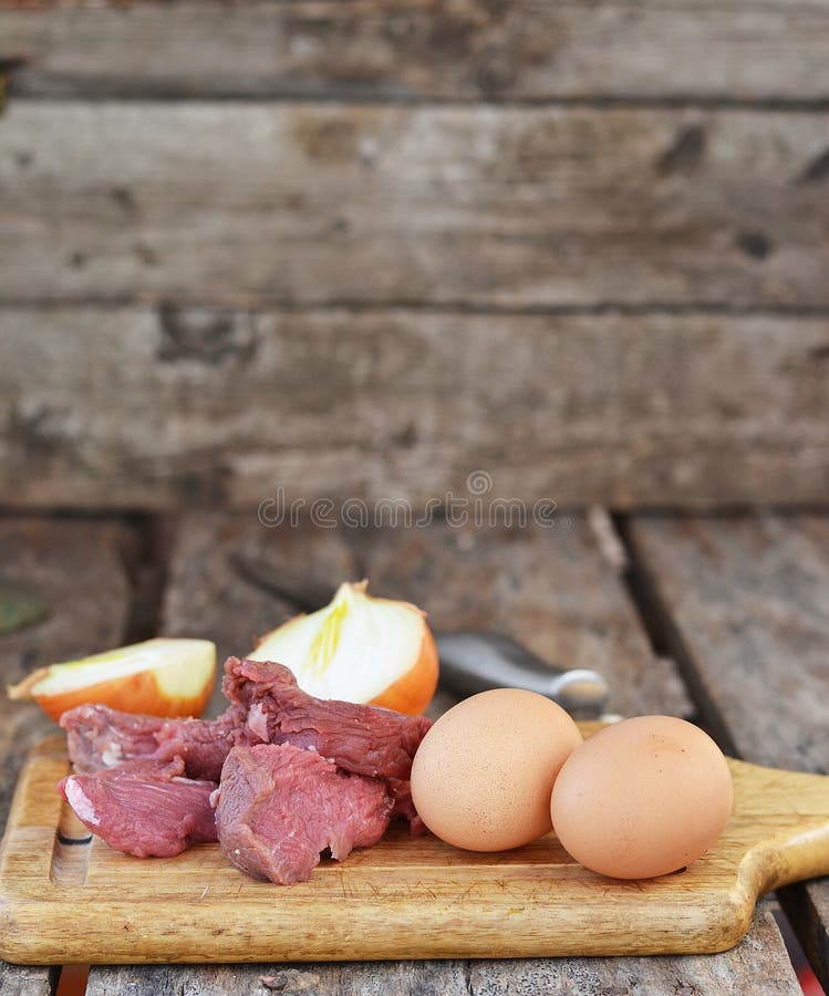 Raw beaf meat stock photo. Image of juicy, prepared, pieces - 30066146